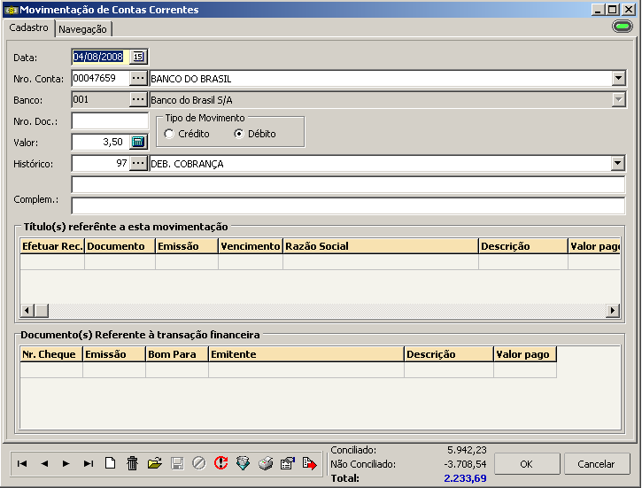 Configurações de Contas a Receber